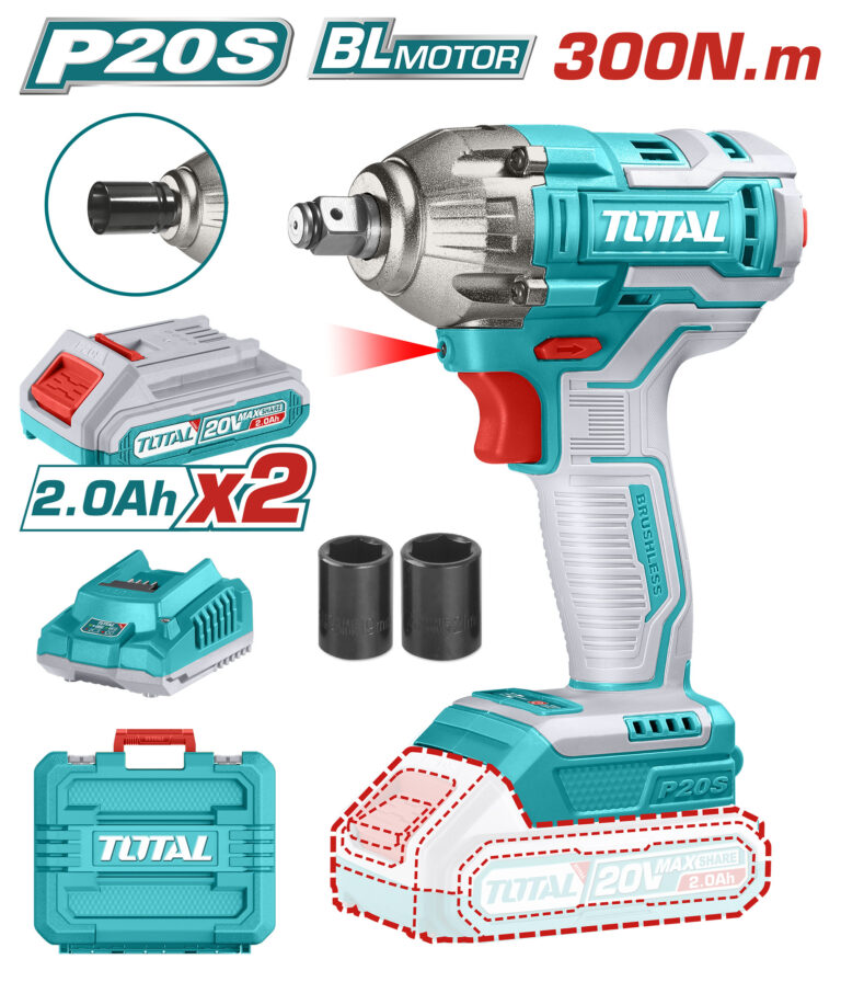 Total 20V Lithium-Ion Impact Wrench - TIWLI2038 - NTC Mart
